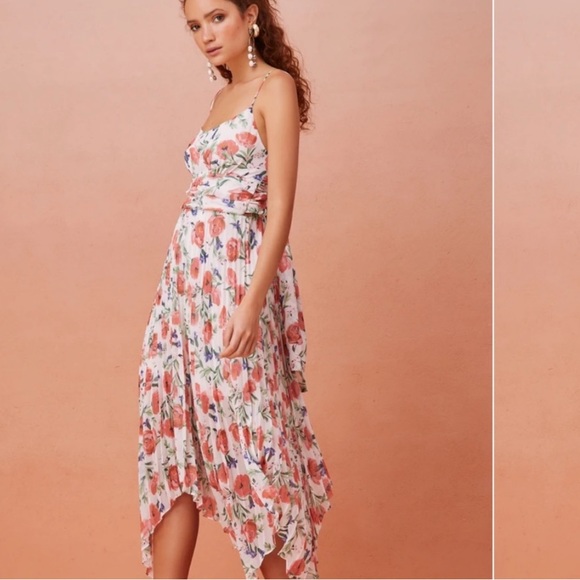 KEEPSAKE the Label | Dresses | Keepsake Nominal Midi Dress Creme Floral ...